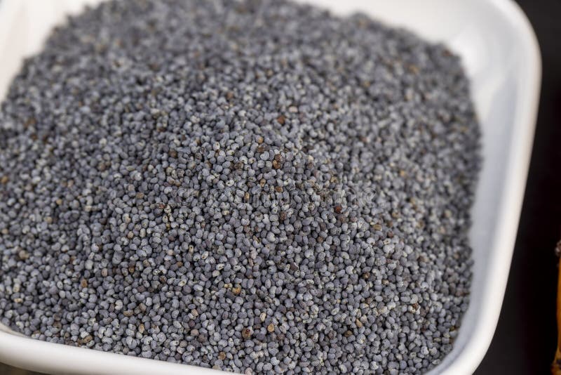 A Large Number of Poppy Seeds on the Cooking Table Stock Photo - Image ...