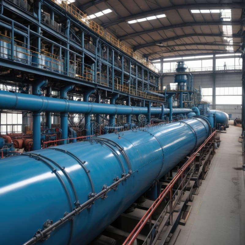 Large Oil Pipeline and Gas Pipeline in the Process of Oil Refining ...