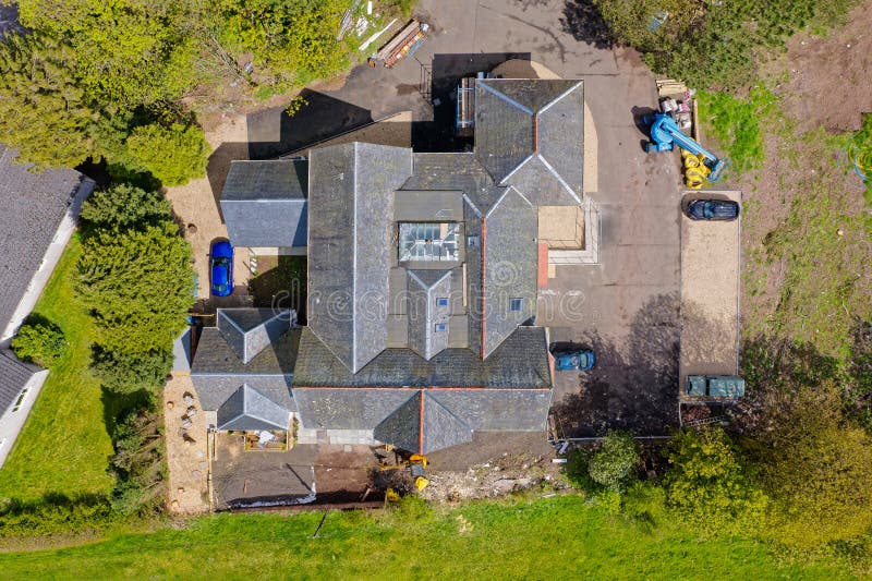 Large Old Building Being Converted into Apartments in Rural Setting ...