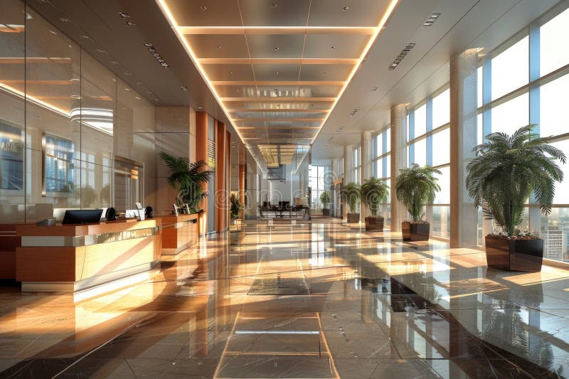 A Large Open-plan Office Space with Plenty of Natural Light from Large ...