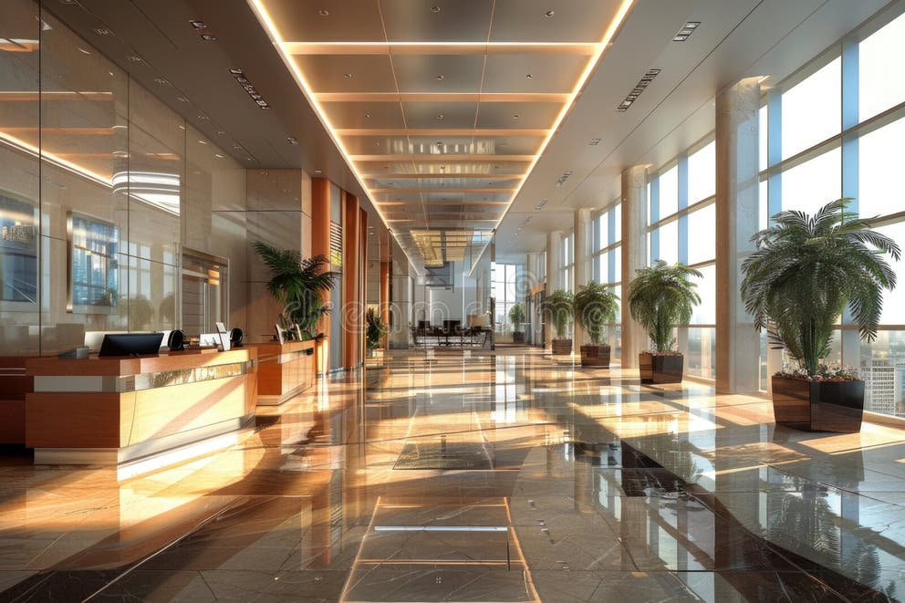 A Large Open-plan Office Space with Plenty of Natural Light from Large ...