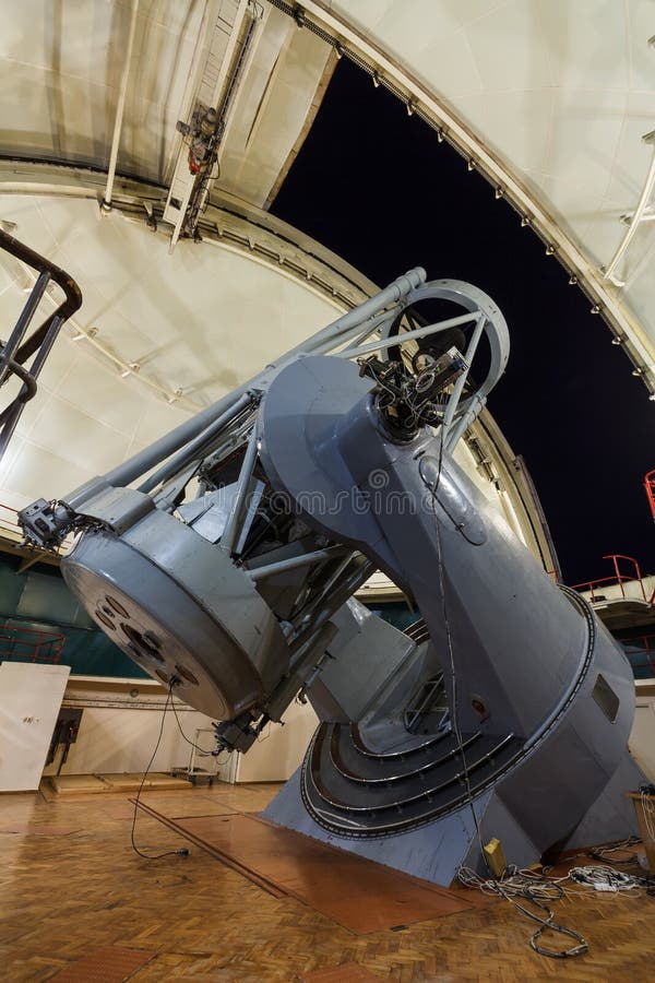 Large optical telescope stock photo. Image of astrophysics - 46085408