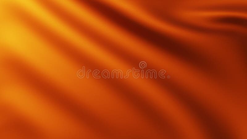Large Orange Flag Fullscreen Background in the Wind Stock Illustration ...