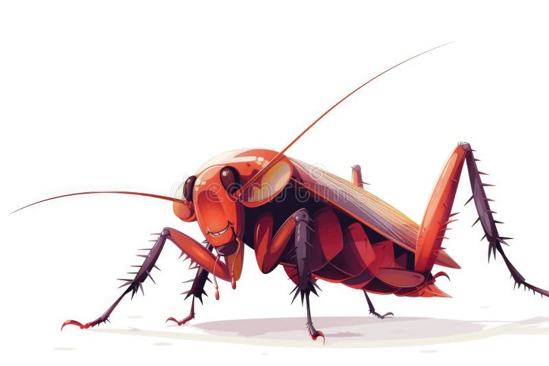 A Large Orange Insect with Black Legs and Long Antennae. Suitable for ...