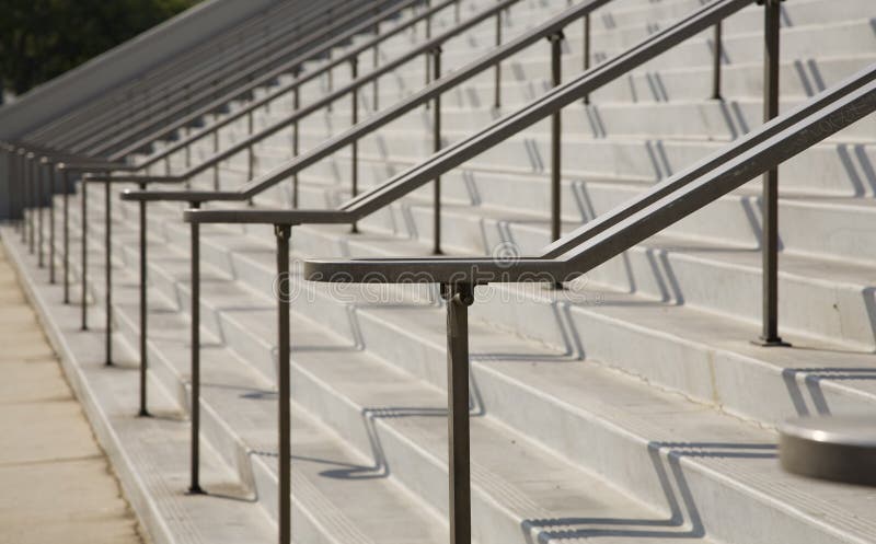 Large Outdoor Stairs stock image. Image of railing, urban - 6614689