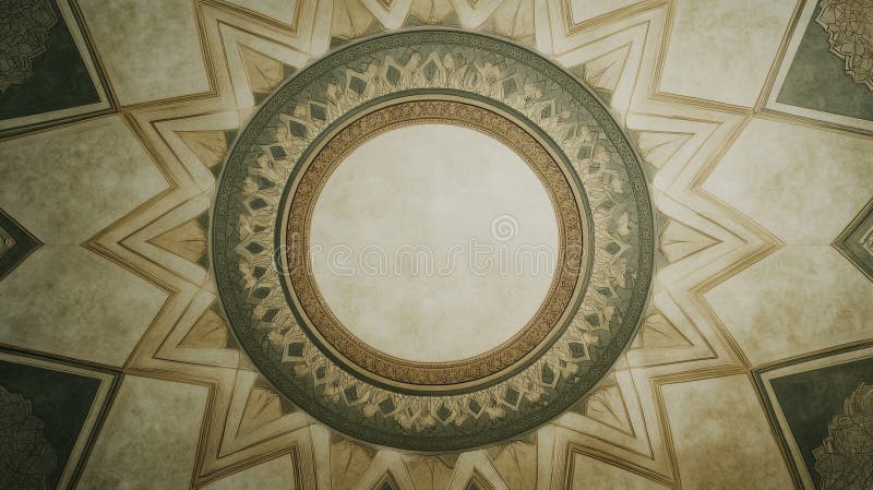 A Large Oval with a Pattern on it Stock Illustration - Illustration of ...