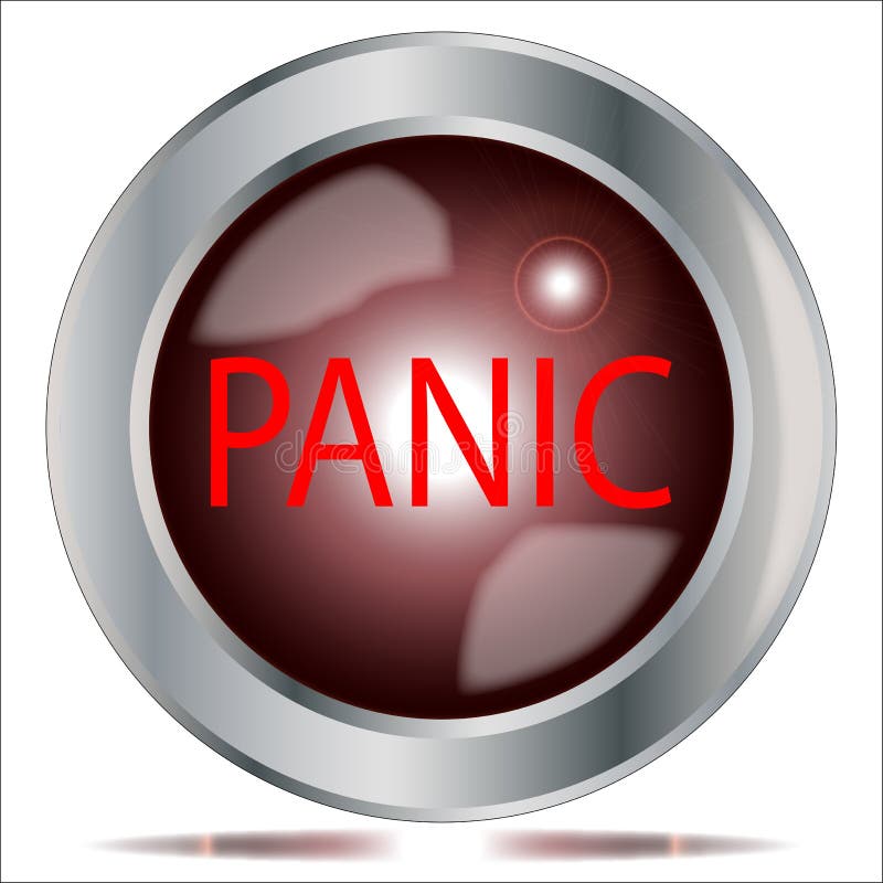 Panic Button stock illustration. Illustration of switch - 6040552