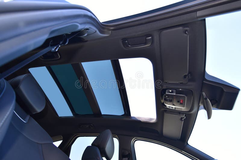 A Window on the Roof of a Passenger Car Stock Photo - Image of fresh ...