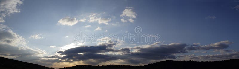 Large panoramic sky stock image. Image of earl, nature - 4800827