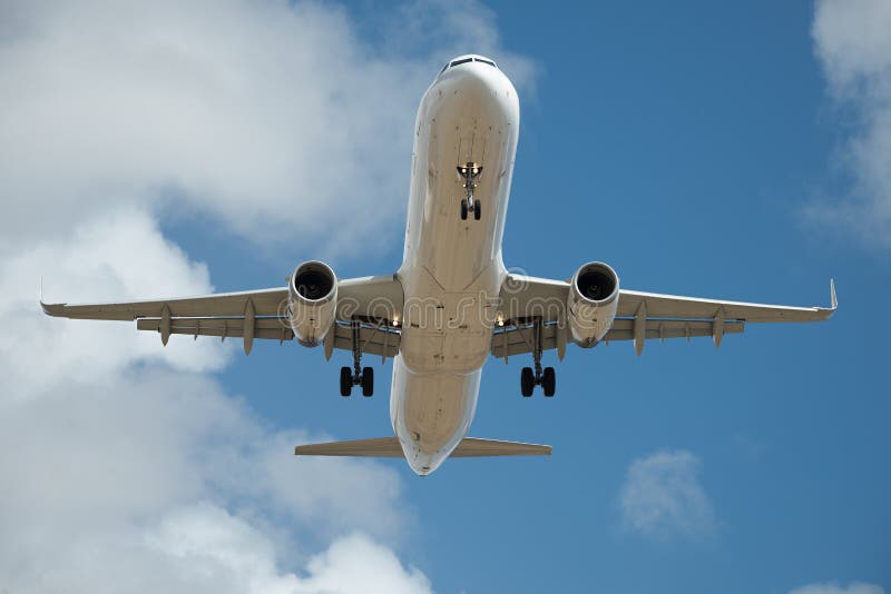 Large passenger airplane stock photo. Image of cockpit - 70667228
