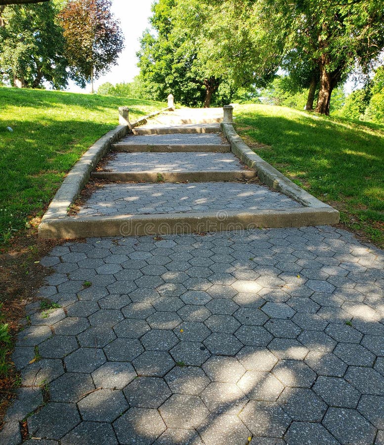 Large, Patterson Park Steps Baltimore,MD - USA Stock Image - Image of ...