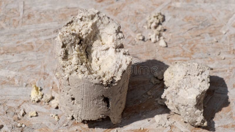 A Large Piece of Compressed Grease and Dirt, Which Was Removed from the ...