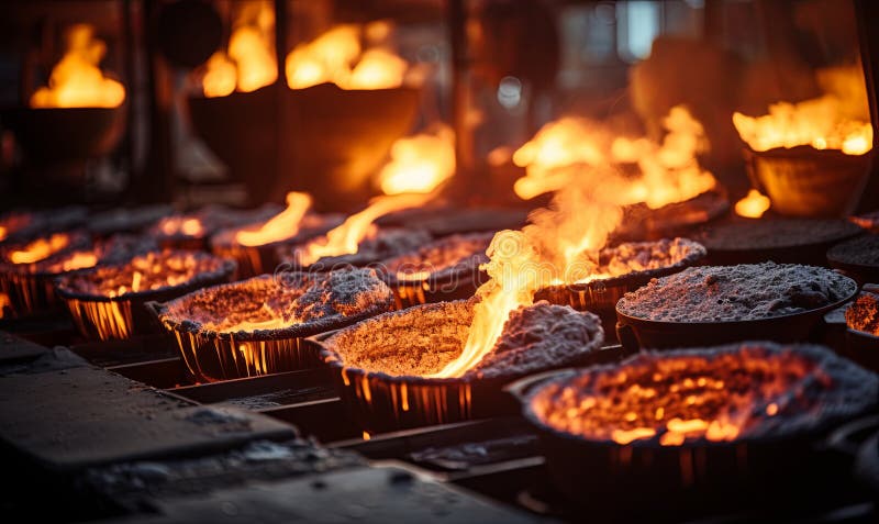 Large Pile of Coal on Table Stock Image - Image of production ...