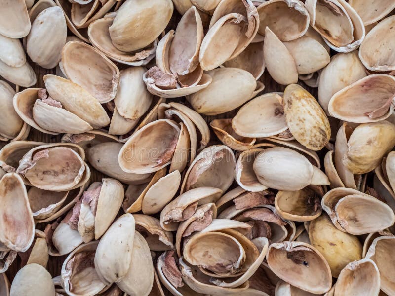 Large Pile of Empty Pistachio Shells Closeup Texture Stock Photo ...