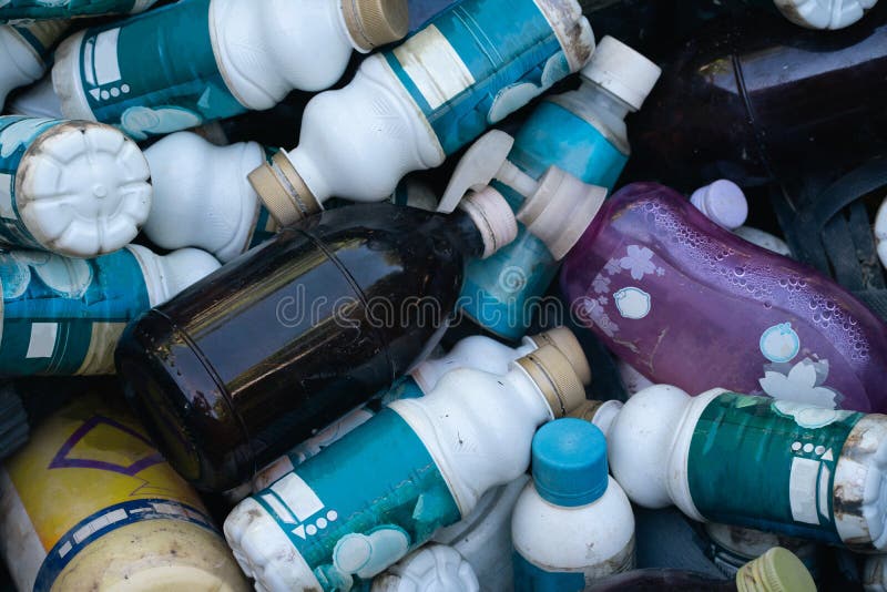 A Large Pile of Empty Plastic Bottles Stock Photo - Image of beverage ...
