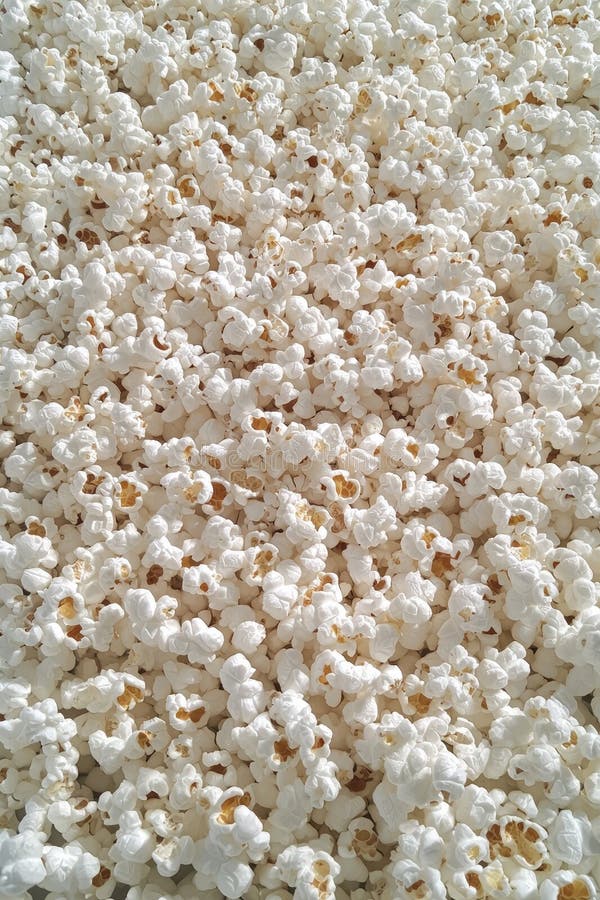 A Large Pile of Freshly Popped Popcorn Stock Illustration ...
