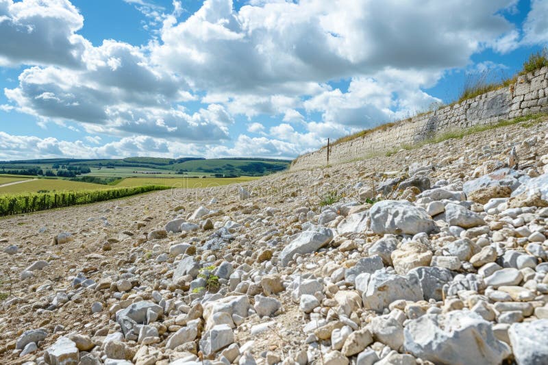 A Large Pile of Rocks on a Hillside. Perfect for Nature Backgrounds ...