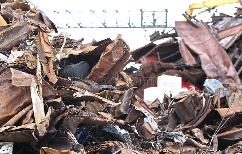 Large scrap pile stock photo. Image of bits, damaged - 14896602