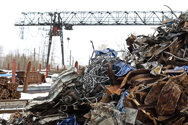 Large scrap pile stock photo. Image of bits, damaged - 14896602