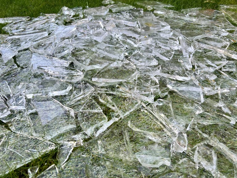 Smashed Ice stock photo. Image of grass, pile, large - 298477660