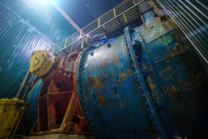 Large Pipe of Water Intake with Water Regulation System in ...