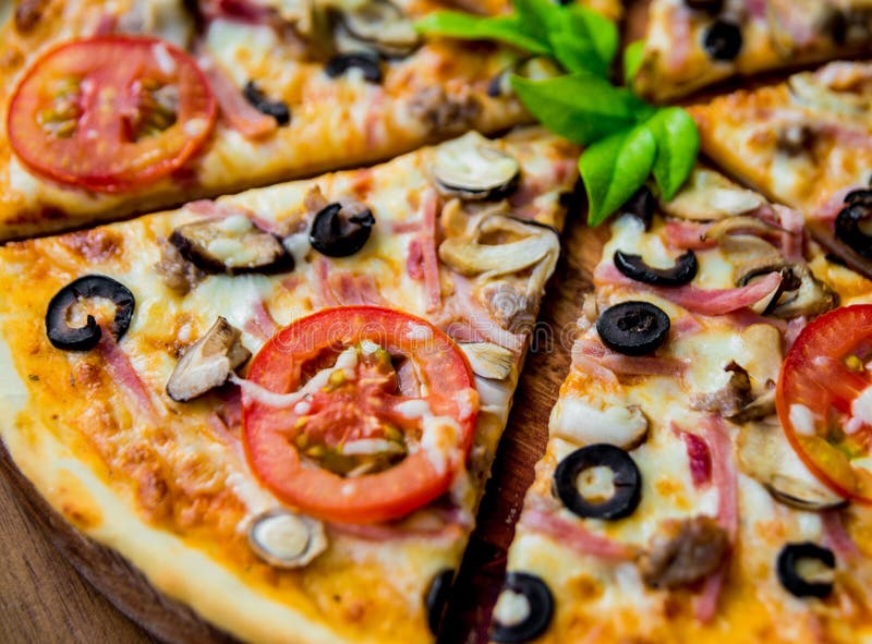 Large pizza stock photo. Image of cuisine, cheese, neapolitan - 65050602
