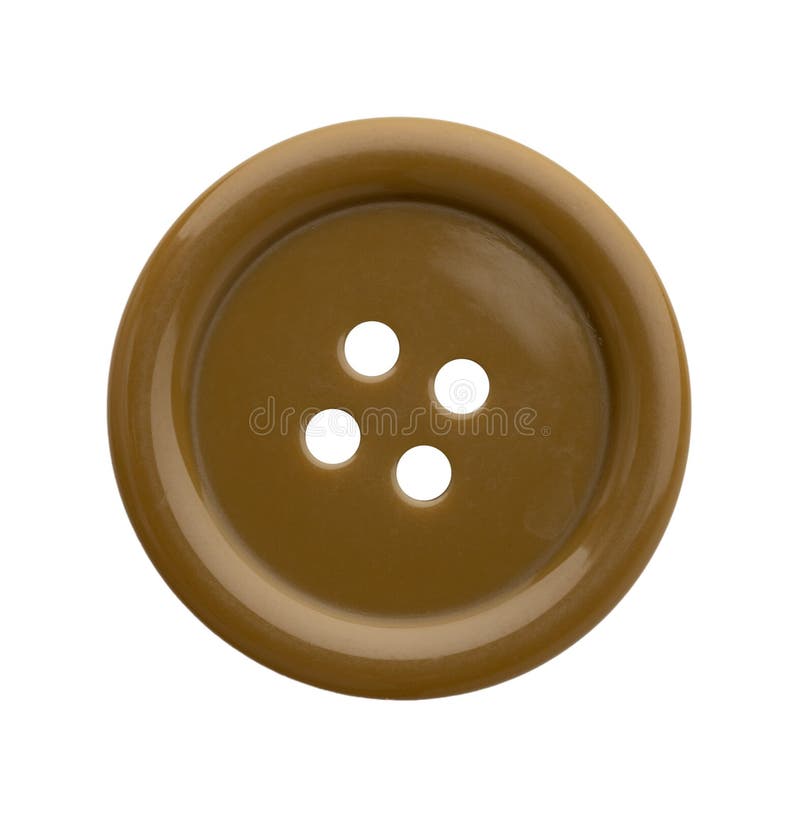 Large Plastic Clothes Button Isolated on White Background Stock Photo ...