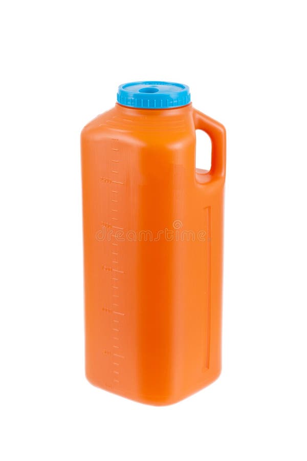 Large Plastic Container for Urine Samples Stock Image - Image of studio ...