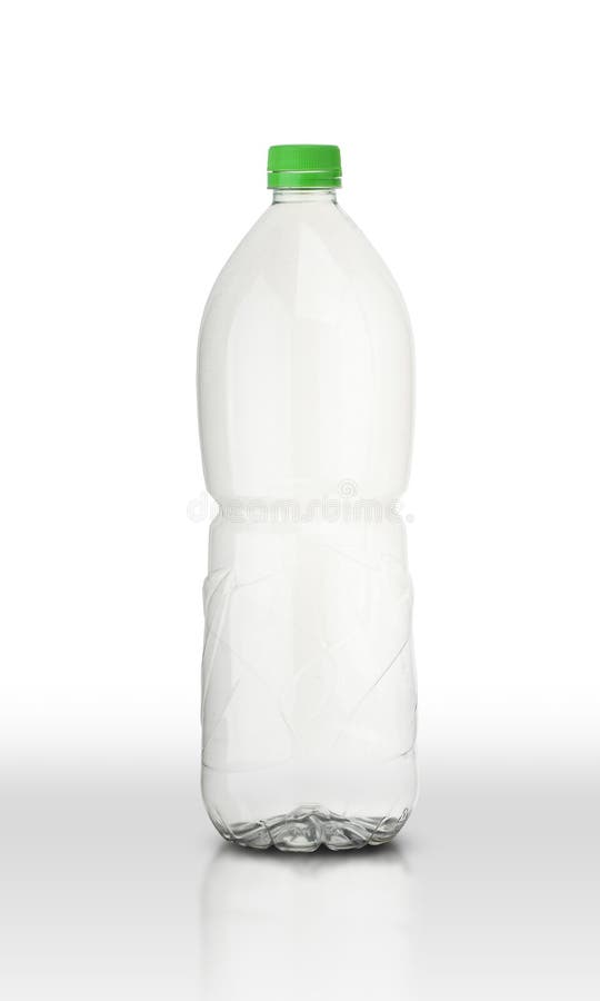 Large Plastic Drink Bottle without Label Stock Photo - Image of large ...
