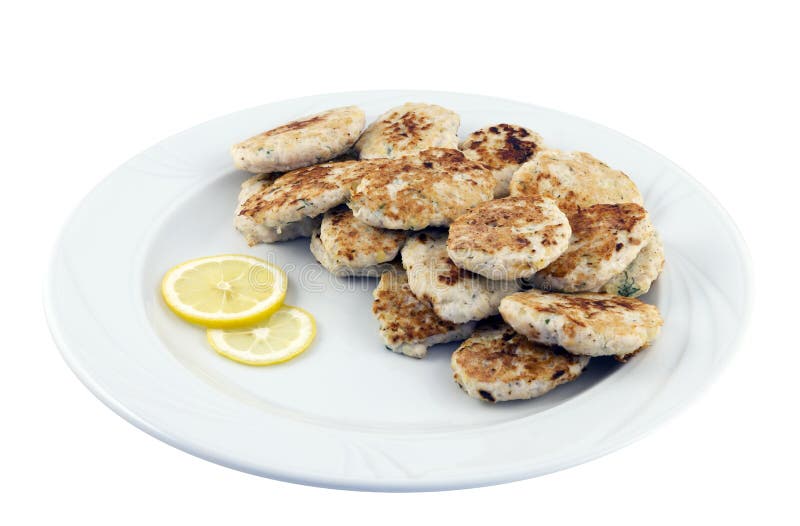 Large Plate of Chicken Cutlets Stock Photo - Image of golden, chicken ...