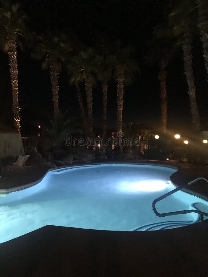 Large pool. stock image. Image of pool, surrounded, time - 114058329