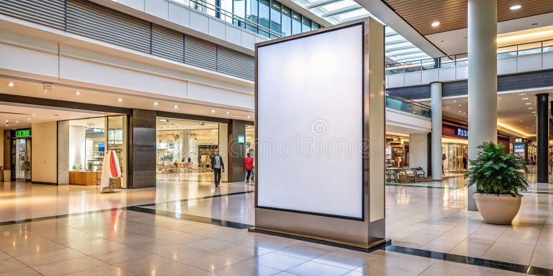 A Large Poster in a Mall Creative Informative Creative AI Stock ...