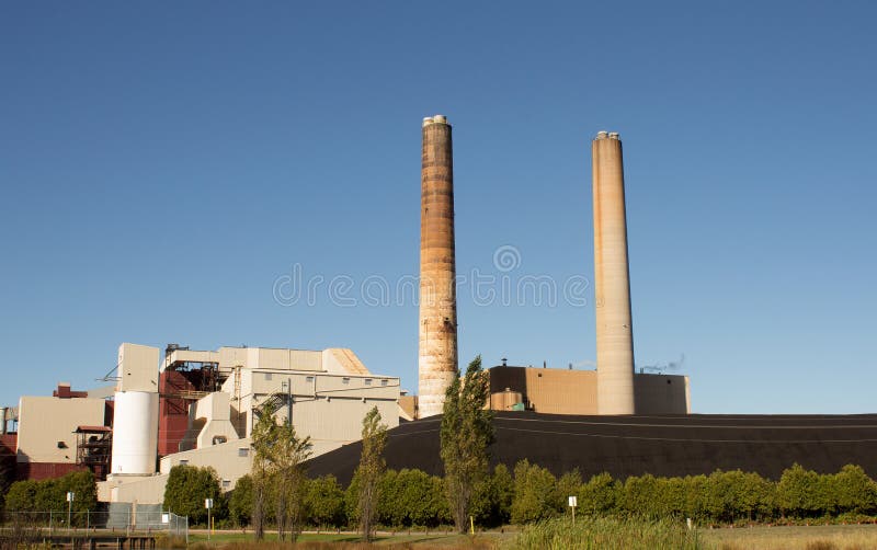 Large power plant stock image. Image of power, environment - 102088451