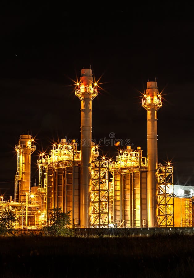 Large power plant stock image. Image of cooling, factory - 95029621