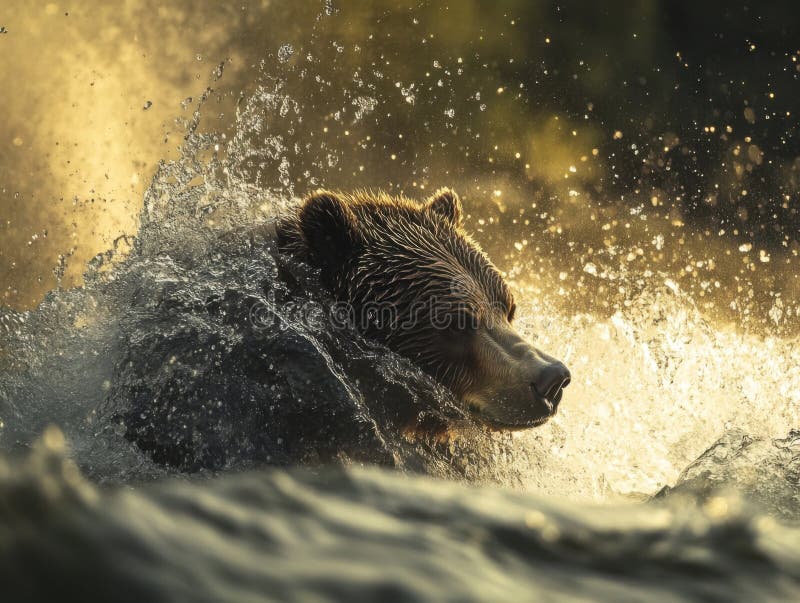 A Powerful Large Eave Breaking Storm on the Blue Ocean Stock Illustration - Illustration of ...