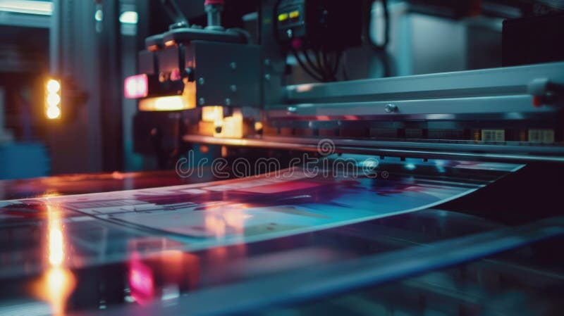A Large Print Machine in Operation, Suitable for Design and Technology ...