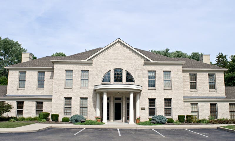 Brick Business Building stock photo. Image of estate, architectural ...
