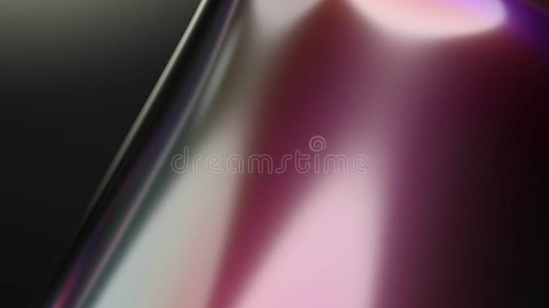 Large Purple Reflection Rainbow Reflection on Metal Plate Abstract ...