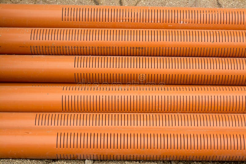 Large PVC pipe stock image. Image of replace, road, circle - 60837207