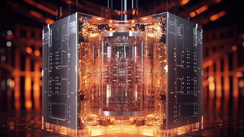 Large Quantum Computer in the Future, Many Details, Sophisticated ...