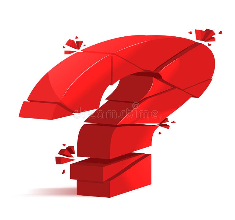 Large question mark stock vector. Illustration of confusion - 236445523