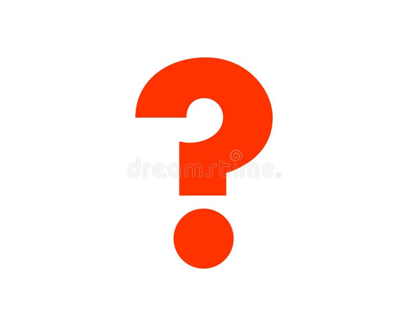 Large Question Mark. Searching for Answer Stock Vector - Illustration ...