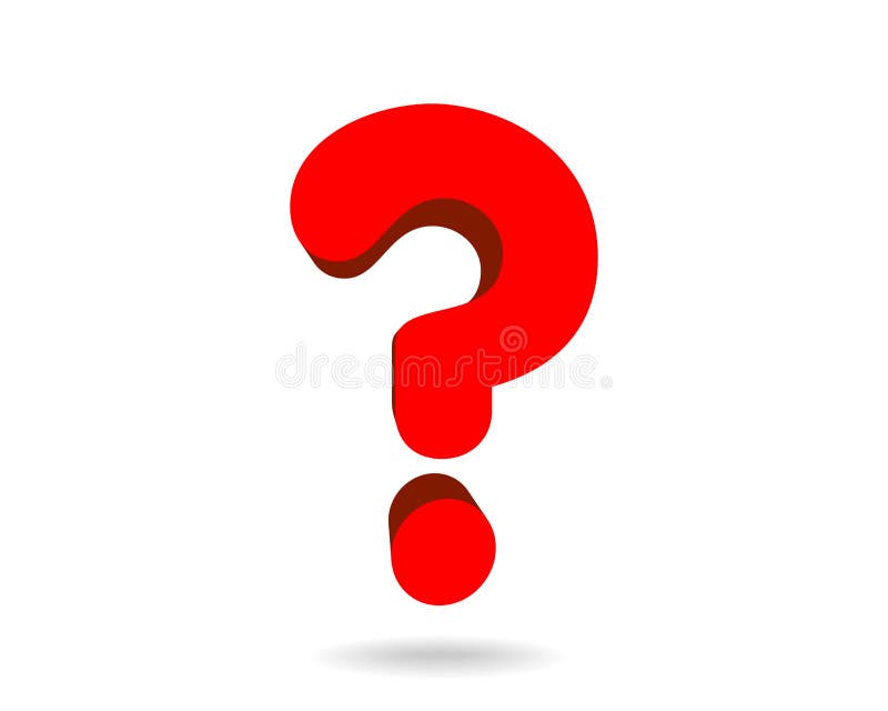Large Question Mark. Searching for Answer Stock Vector - Illustration ...