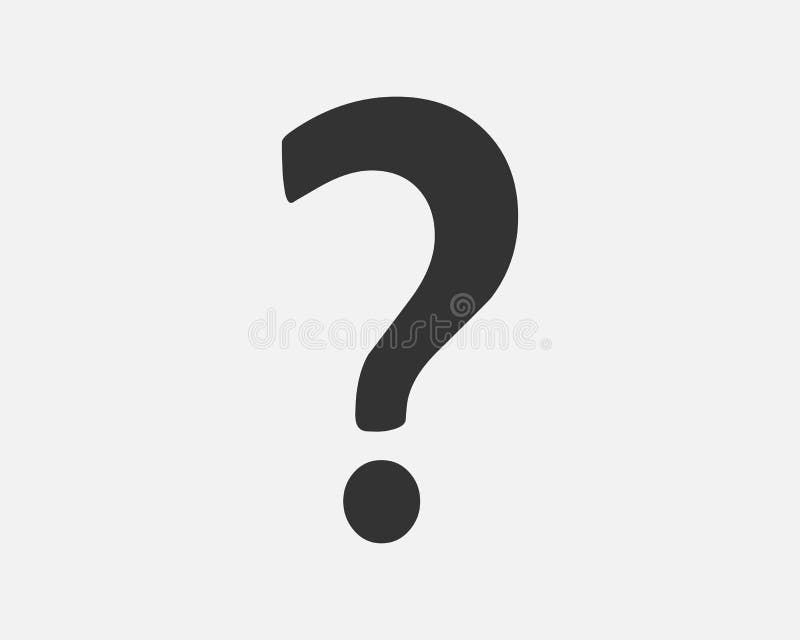 Large question mark stock vector. Illustration of answer - 234279402