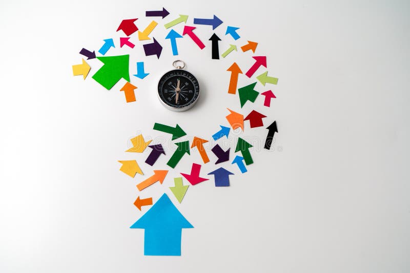 Large Question Mark : Concept Lack of Direction and Confusion, , Lack ...