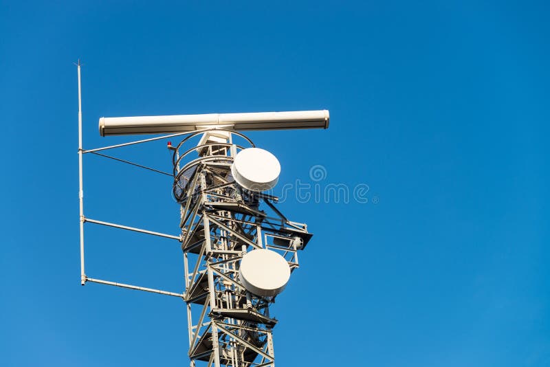 Large Radar Dish on Grand Bahama Stock Photo - Image of tracking ...