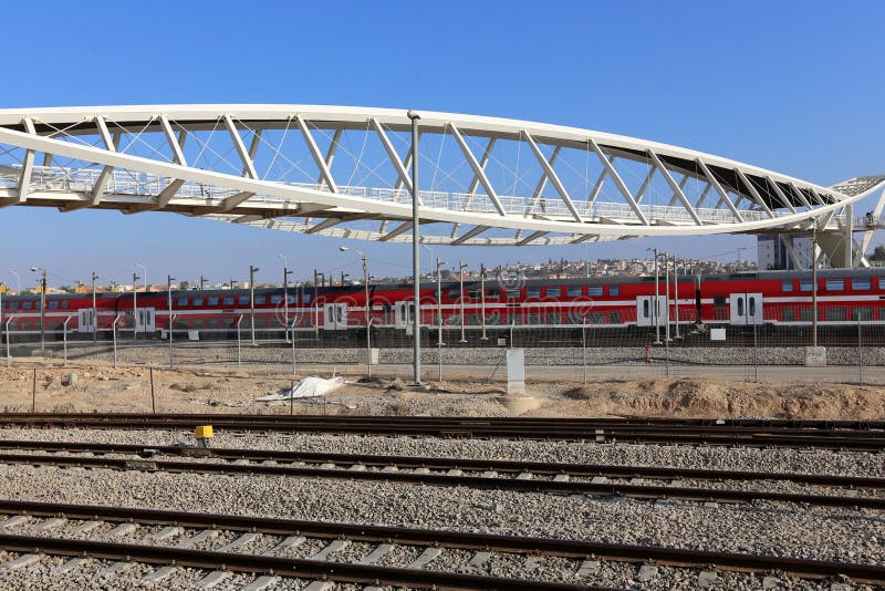 Railway Track - Road with Rail Track Guide. Editorial Photography ...