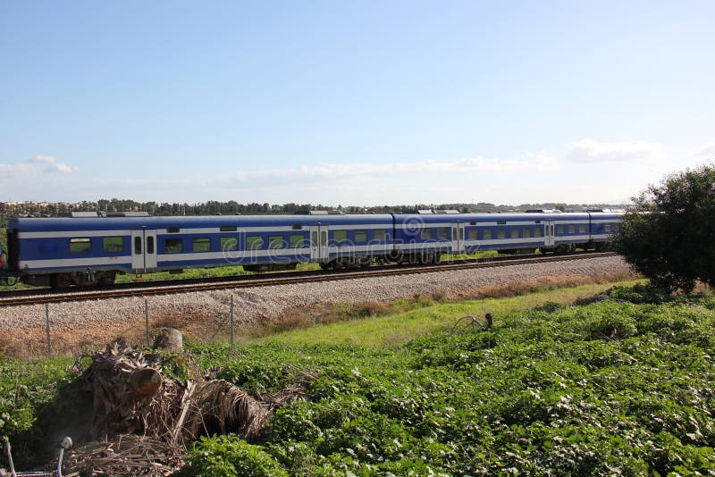 Railway Track - Road with Rail Track Guide. Editorial Stock Photo ...