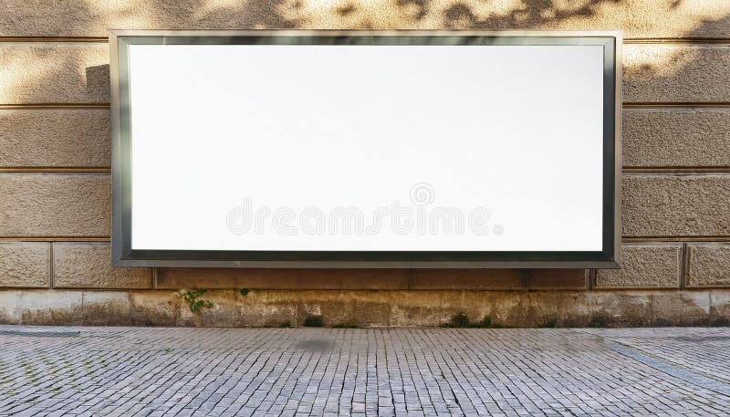 White poster stock illustration. Illustration of presentation - 371471480