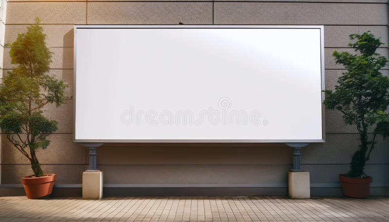 White poster stock illustration. Illustration of poster - 371471564